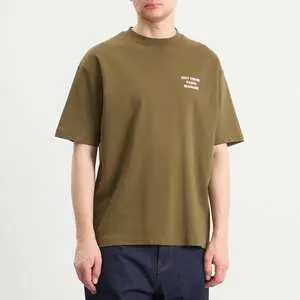 Drole De Monsieur Slogan T-shirt - Kaki