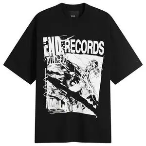 END. Records T-shirt - Black
