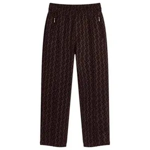 Drole De Monsieur Monogrammed Tracksuit Trousers - Dark Brown