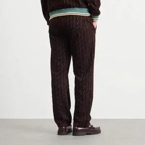 Drole De Monsieur Monogrammed Tracksuit Trousers - Dark Brown