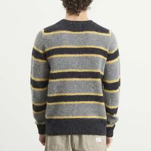 Howlin' Absolute Belter Stripe Jumper - Charcoal