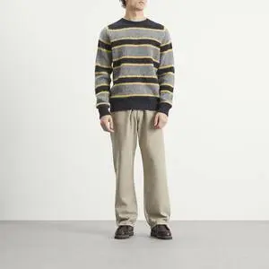 Howlin' Absolute Belter Stripe Jumper - Charcoal