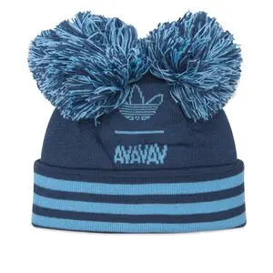 Adidas By Avavav Pom Pom Beanie - Night Marine/light Blue