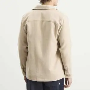 WAX LONDON Lomond Thick Wool Blend Overshirt