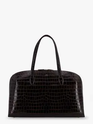TOTEME Croco Embossed Leather Handbag