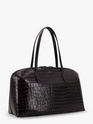 TOTEME Croco Embossed Leather Handbag