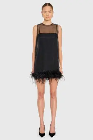 Amanda Uprichard Minnie Silk Organza Mini Dress