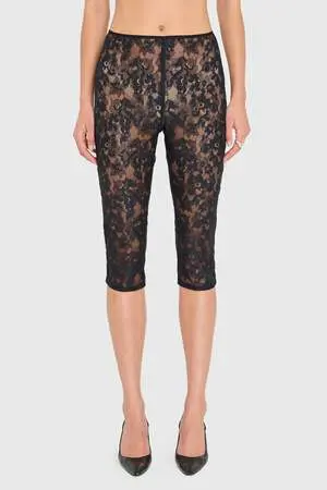 Amanda Uprichard Nico Capri Pants In Lace