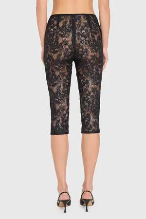 Amanda Uprichard Nico Capri Pants In Lace