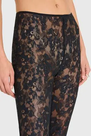 Amanda Uprichard Nico Capri Pants In Lace
