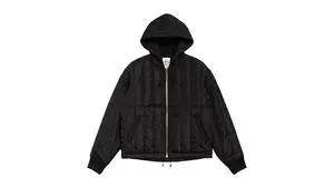 StÜssy Quilted Nylon Work Jacket - Black