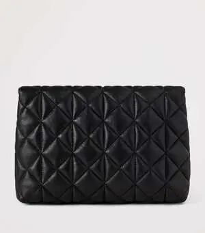 Mulberry Large Leather Darley Cosmetic Pouch - Black