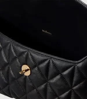 Mulberry Large Leather Darley Cosmetic Pouch - Black