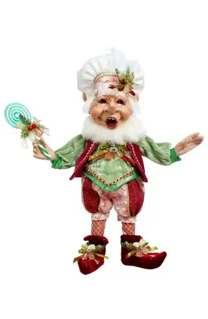 MARK ROBERTS Gumdrop Elf - Light Green