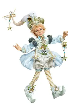 MARK ROBERTS North Pole Believe Elf - Light Blue