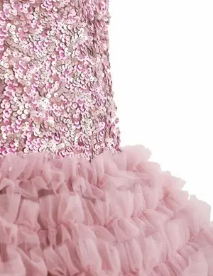 TULLEEN Sequin And Tulle Party Dress