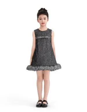 TULLEEN Speckled A-line Dress