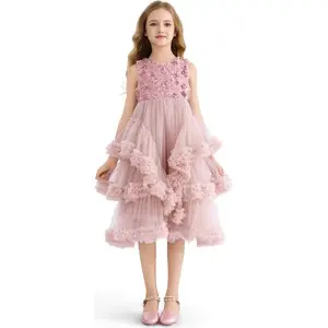 TULLEEN Sequin Bodice Tulle Gown