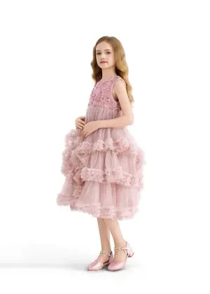 TULLEEN Sequin Bodice Tulle Gown