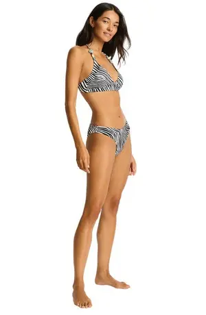 SEA LEVEL Zebralis Longline Bikini Top