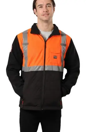 CANADA WEATHER GEAR Hi-visibility Work Jacket - Orange