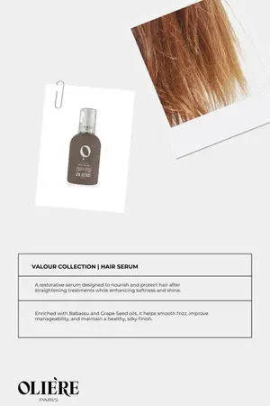 OLIERE PARIS Valour Restorative Smoothing Hair Serum - Brown