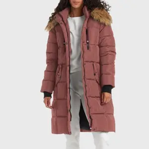 CANADA WEATHER GEAR Heavyweight Long Parka Jacket - Wild Ginger
