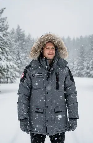 CANADA WEATHER GEAR Heavyweight Arctic Parka - Charcoal