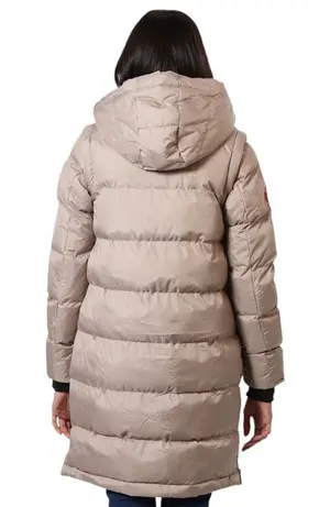 CANADA WEATHER GEAR Long Heavyweight 2 In 1 Puffer Jacket And Vest - Blush
