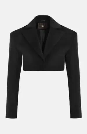 OW Nova Cropped Wool Blazer