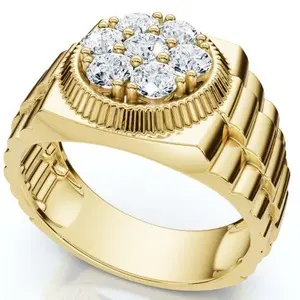 BLISS DIAMOND 3/4 Ct Diamond Anniversary Wedding Ring 14k Gold Lab Grown - 14k Yellow Gold