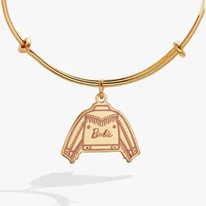 ALEX AND ANI Barbie Western Jacket Charm Bangle Bracelet
