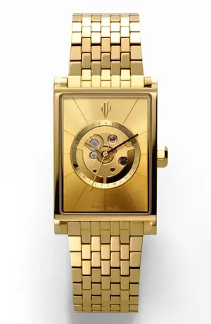 VIEREN Sunray Swiss Automatic Watch - Gold