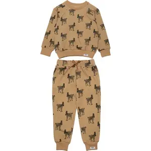 WORTHY THREADS Loungewear Set - Zebra