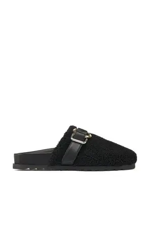 J/SLIDES NYC Rosie Suede Mules - Black