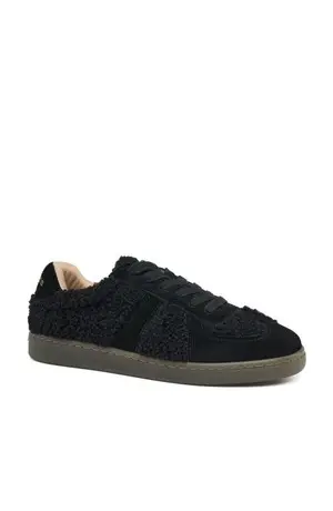 J/SLIDES NYC Heidi Shearling Sneaker - Black