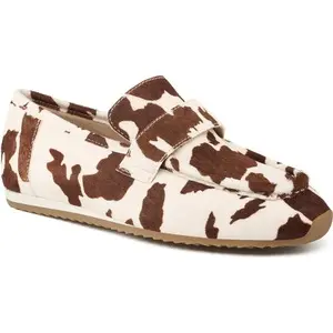 J/SLIDES NYC Palmer Leather Loafer - Medium Brown
