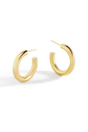MINT & LILY Bold Hoop Earrings - 18k Gold Over Sterling Silver