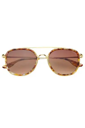 FREYRS EYEWEAR Weston Round Sunglasses - Brown Pearl