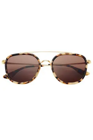 FREYRS EYEWEAR FREYRS Eyewear Weston Round Sunglasses Milky Tortoise/brown