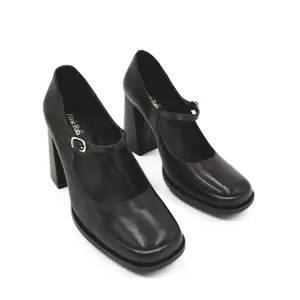 AMIE RAFA Jackie Mary Jane Heels - Black