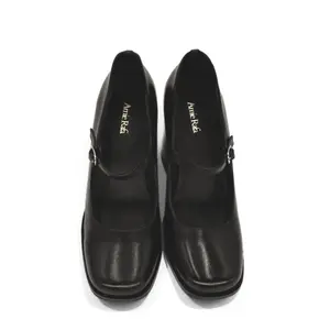 AMIE RAFA Jackie Mary Jane Heels - Black