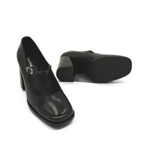 AMIE RAFA Jackie Mary Jane Heels - Black