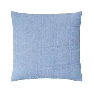 CAROL & FRANK 26" X 26" Hugh Cotton Shammachine Washable - Blue