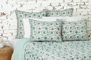 CAROL & FRANK Victory Surf Cotton Pillow Sham