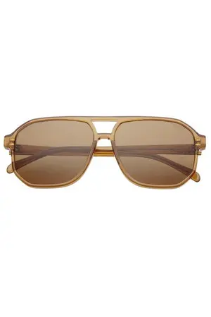 FREYRS EYEWEAR Billie Aviator Sunglasses - Brown