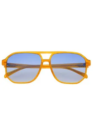 FREYRS EYEWEAR FREYRS Eyewear Billie Aviator Sunglasses Light Amber
