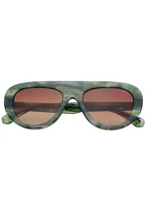 FREYRS EYEWEAR Jetsetter Aviator Sunglasses - Emerald