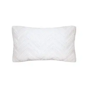 ELISABETH YORK Candlewick Dove Sham - White