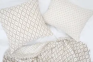Carol & Frank 20" X 26" Talley Dune Tan Cotton Shammachine Washable